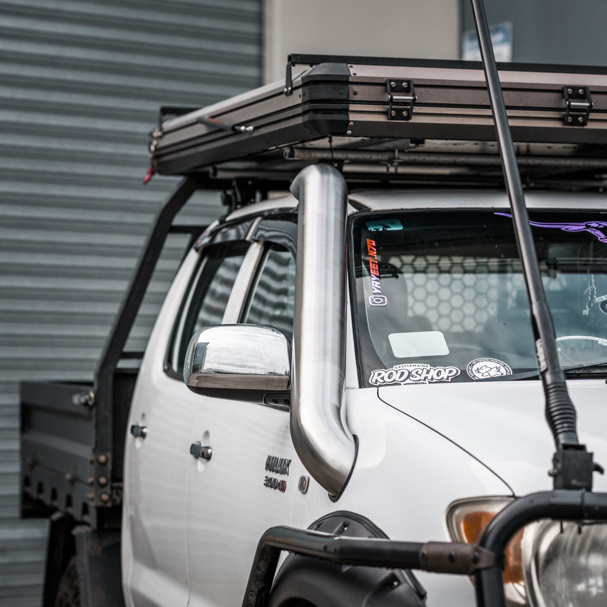 Toyota Hilux N70 Short-Entry Snorkel | Stainless Steel | Canna Fabrications